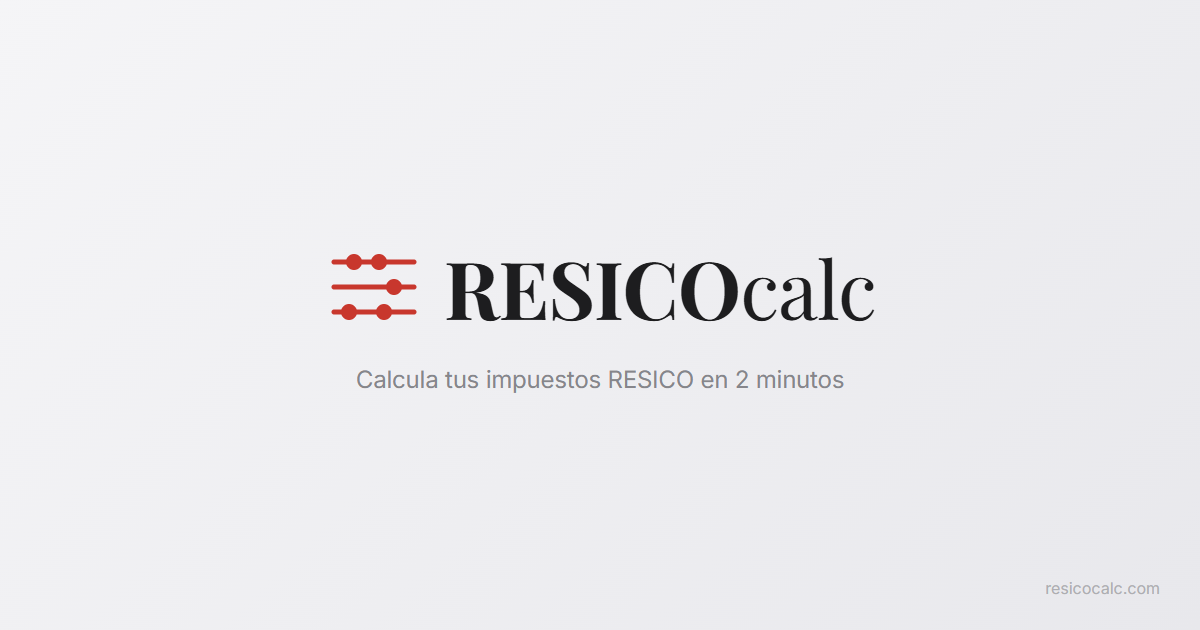 Tasa de Retención RESICO: ISR 1.25% e IVA 10.6667% | ResicoCalc